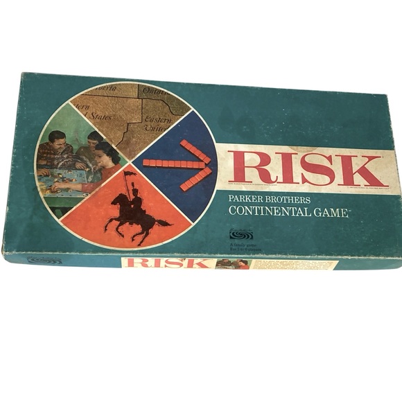 Parker Bros | Toys | Risk Continental Game By Parker Bros All Pieces ...